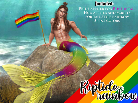 Second Life Marketplace - [FFS] RIPTIDE RAINBOW - PRIDE 2023